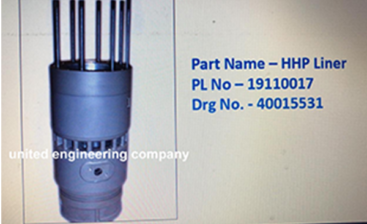 Cylinder Liner For EMD 710 Manufacturer, Exporter, Supplier India